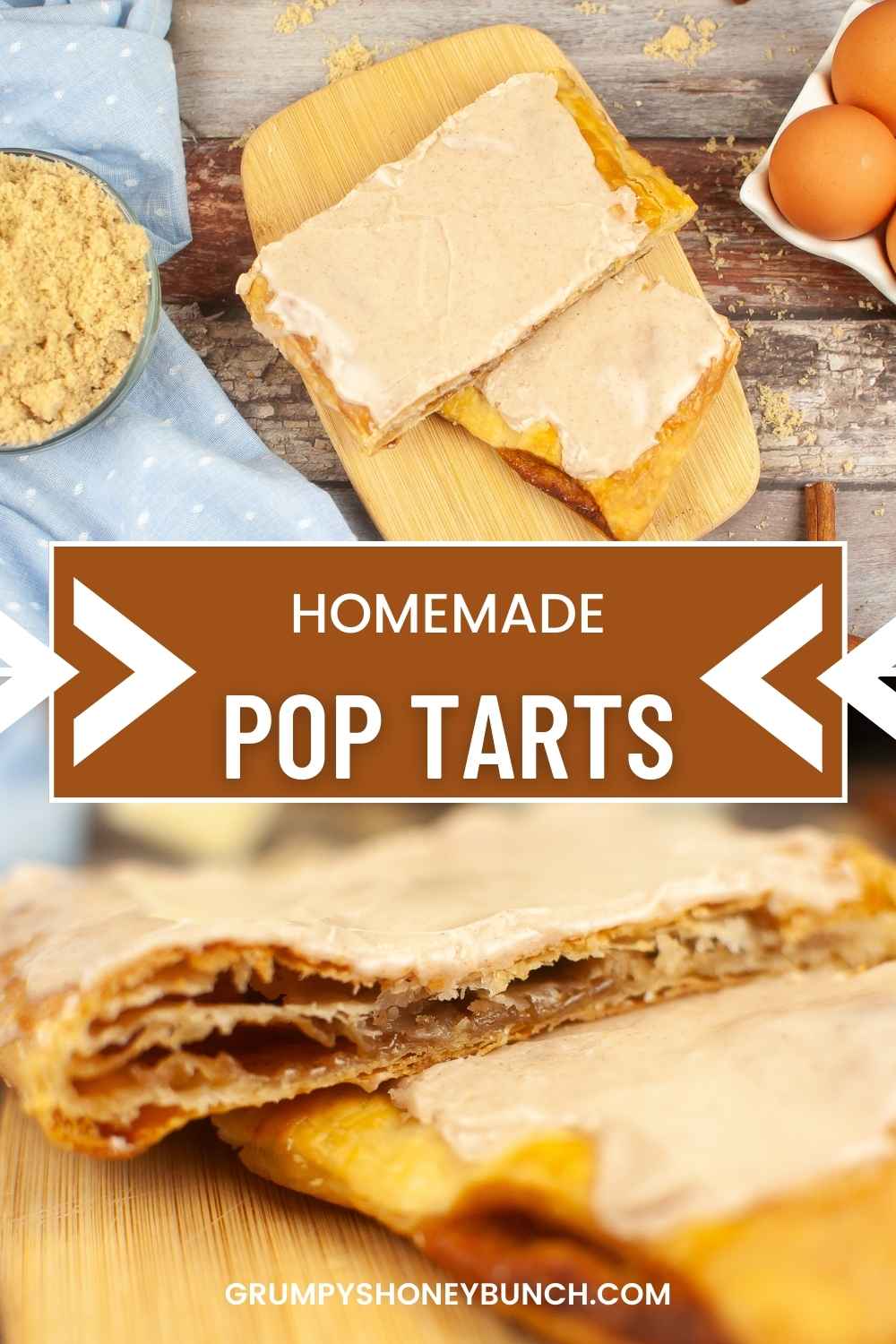 Brown Sugar Cinnamon Pop Tarts - Grumpy's Honeybunch