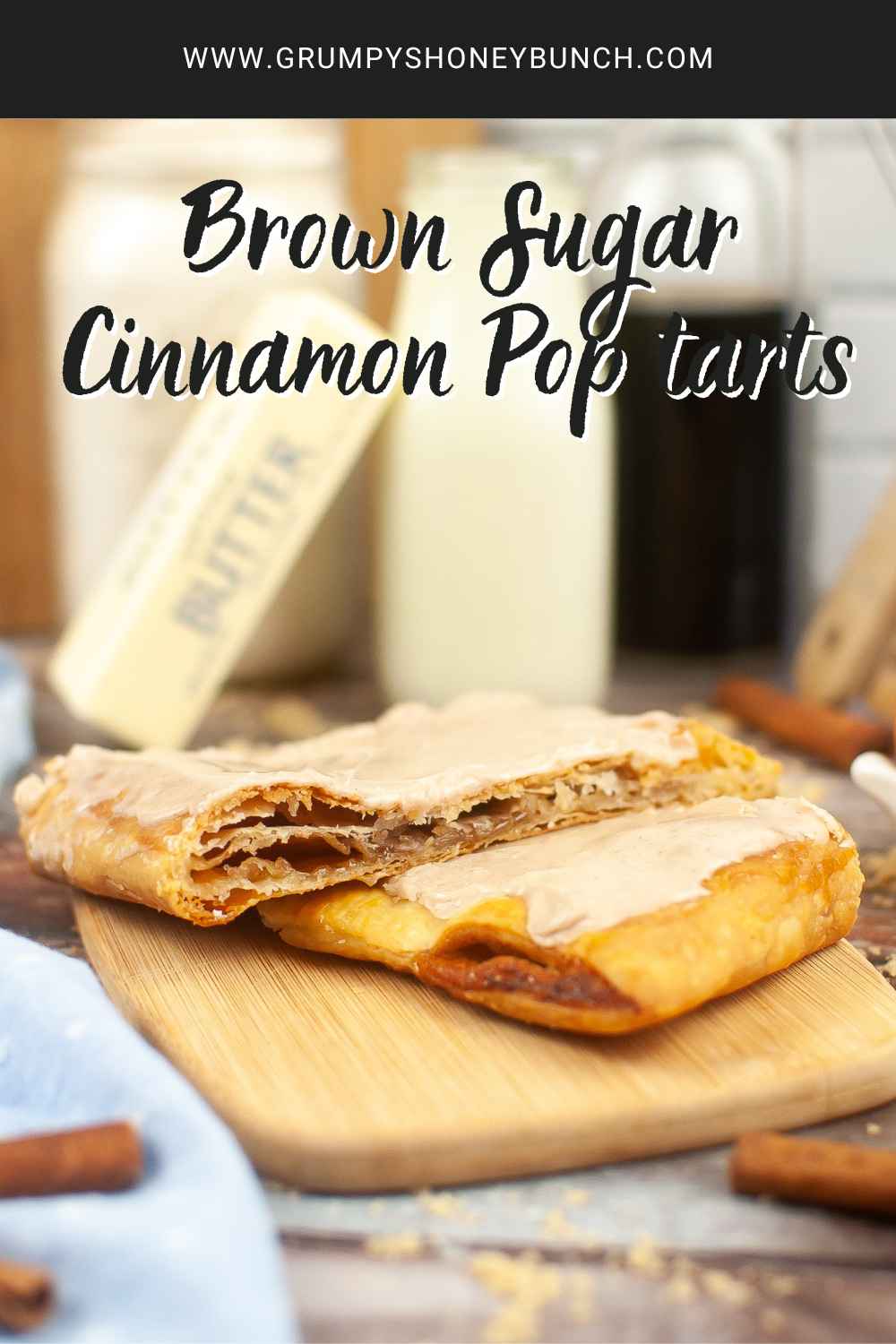 Brown Sugar Cinnamon Pop Tarts - Grumpy's Honeybunch