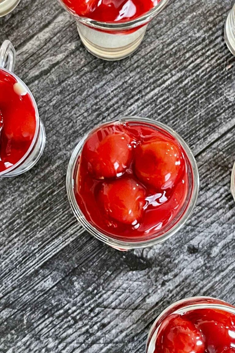 Fireball Cheesecake Shots - Grumpy's Honeybunch