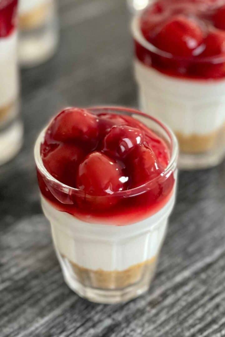 Fireball Cheesecake Shots - Grumpy's Honeybunch