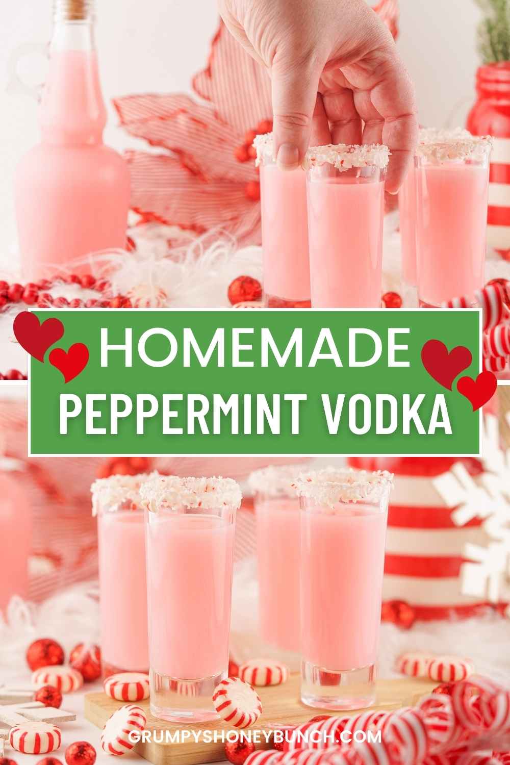 Peppermint Vodka: Flavored Homemade Liquors - Grumpy's Honeybunch