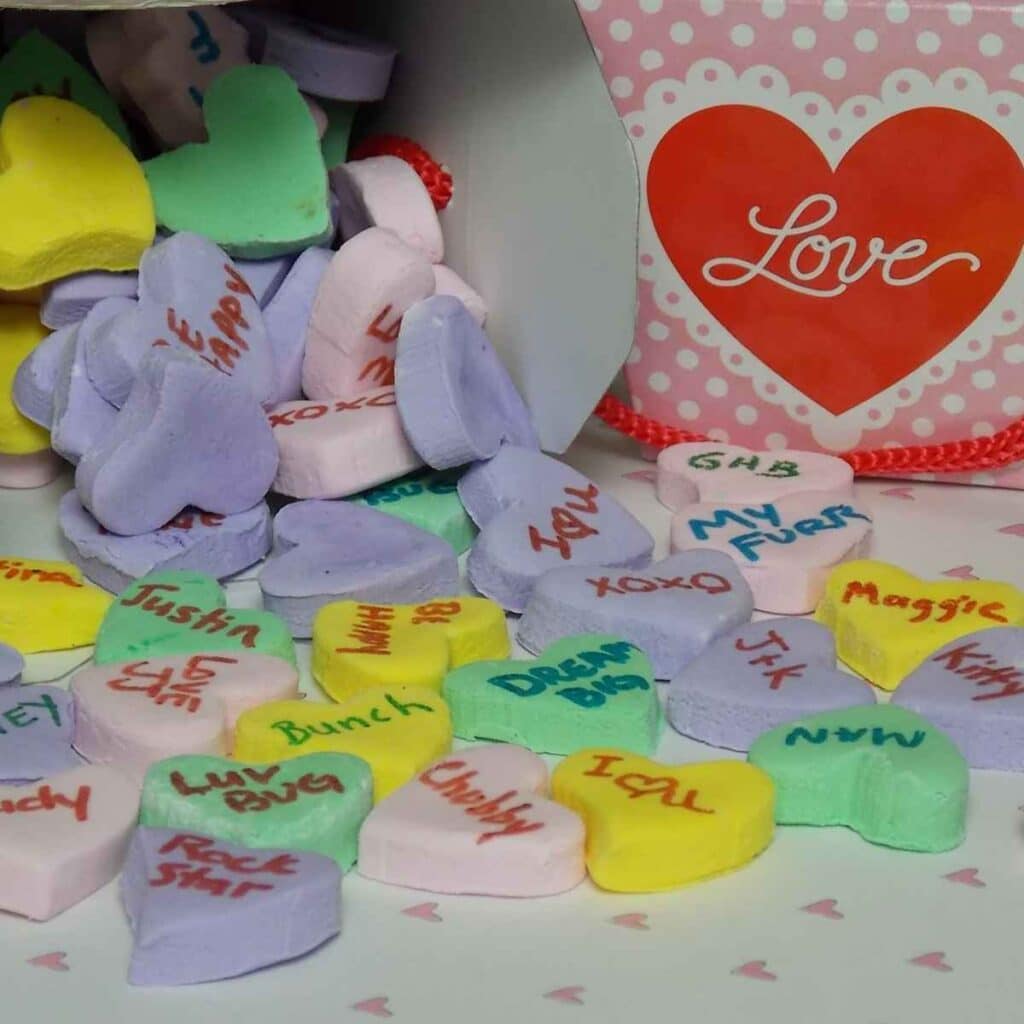Conversation Hearts Candy: Homemade Valentine Recipe - Grumpy's Honeybunch