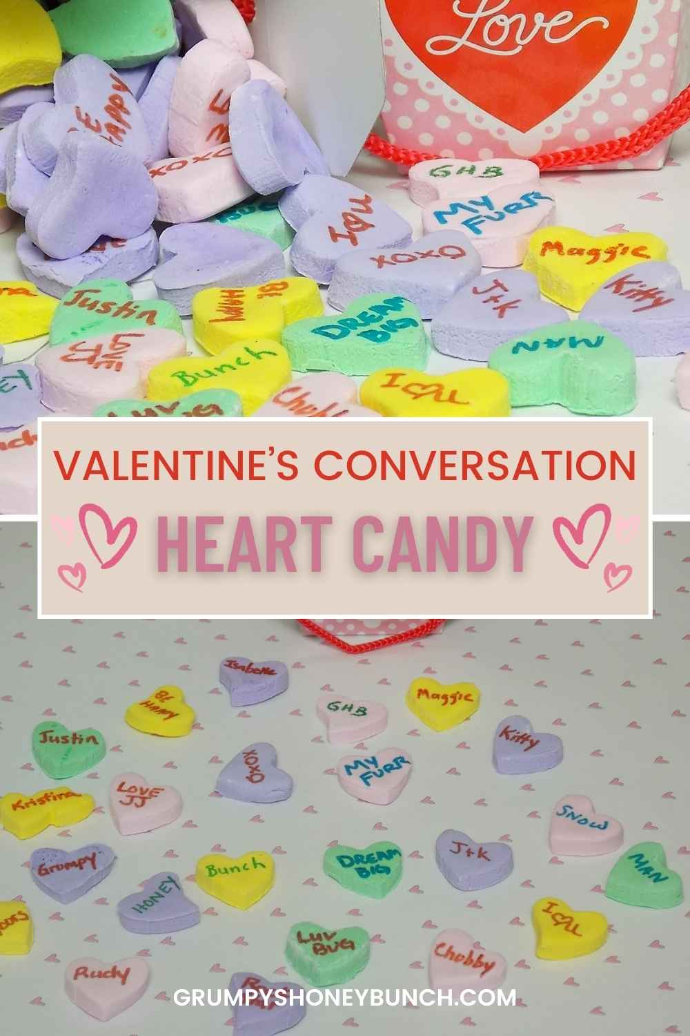 Conversation Hearts Candy: Homemade Valentine Recipe - Grumpy's Honeybunch