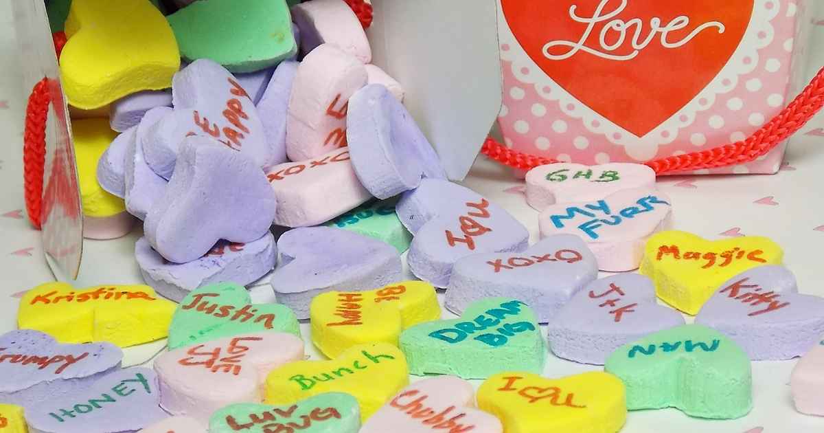 Conversation Hearts Candy: Homemade Valentine Recipe - Grumpy's Honeybunch