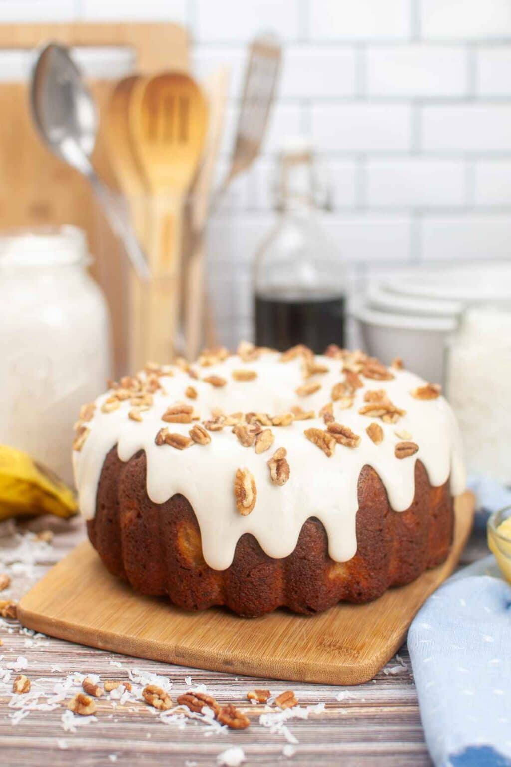 Hummingbird Bundt Cake with Cream Cheese Frosting - Grumpy's Honeybunch