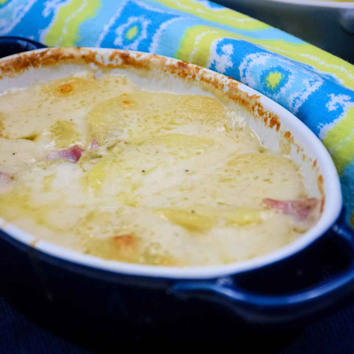 Scalloped Potatoes for Two - with leftover ham - Grumpy's Honeybunch
