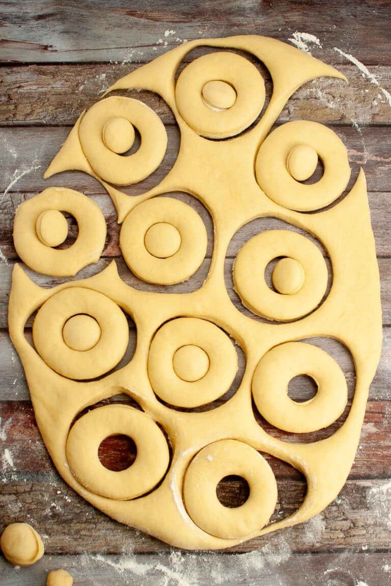 Sourdough Doughnuts with Vanilla Glaze - Grumpy's Honeybunch