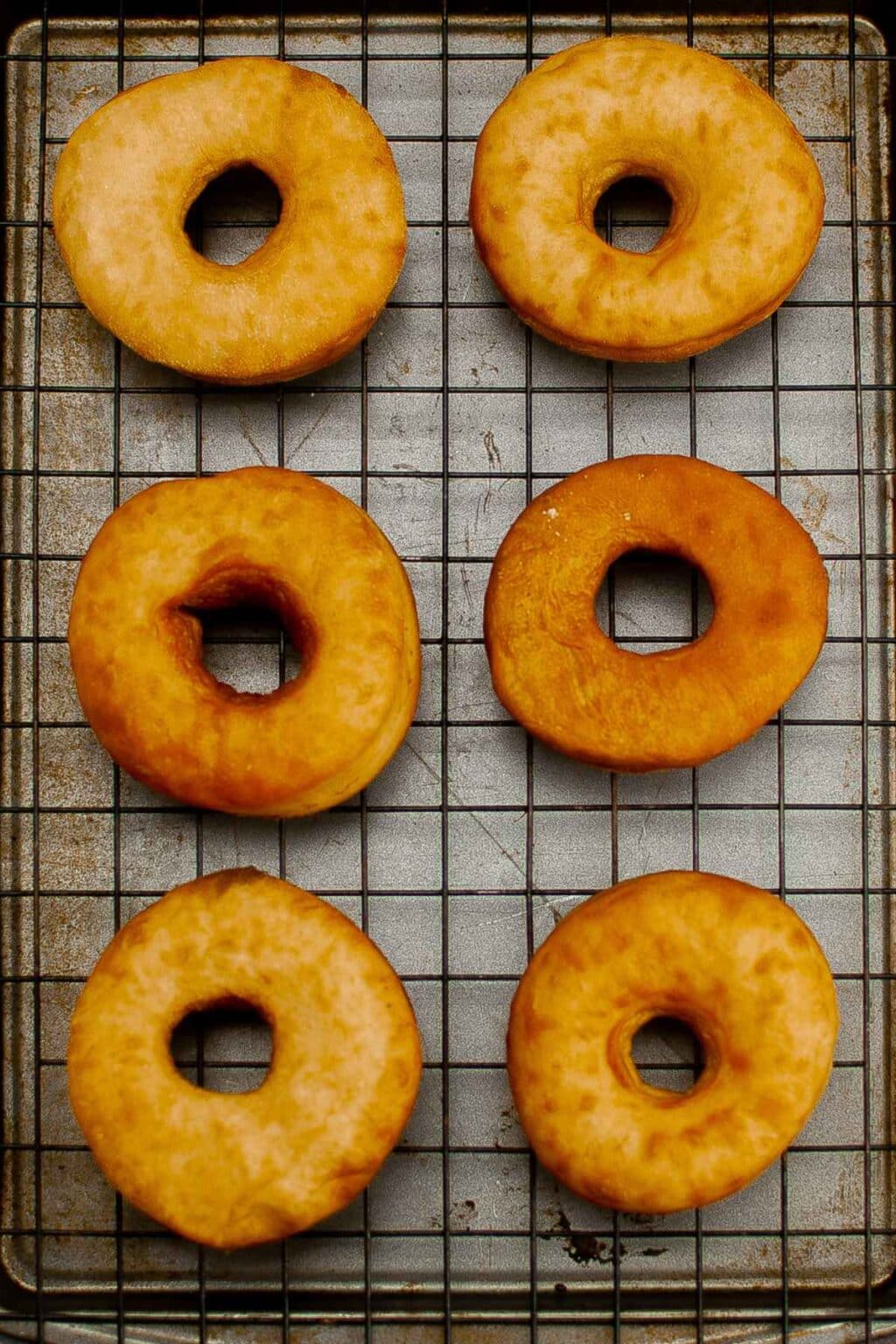 Sourdough Doughnuts with Vanilla Glaze - Grumpy's Honeybunch