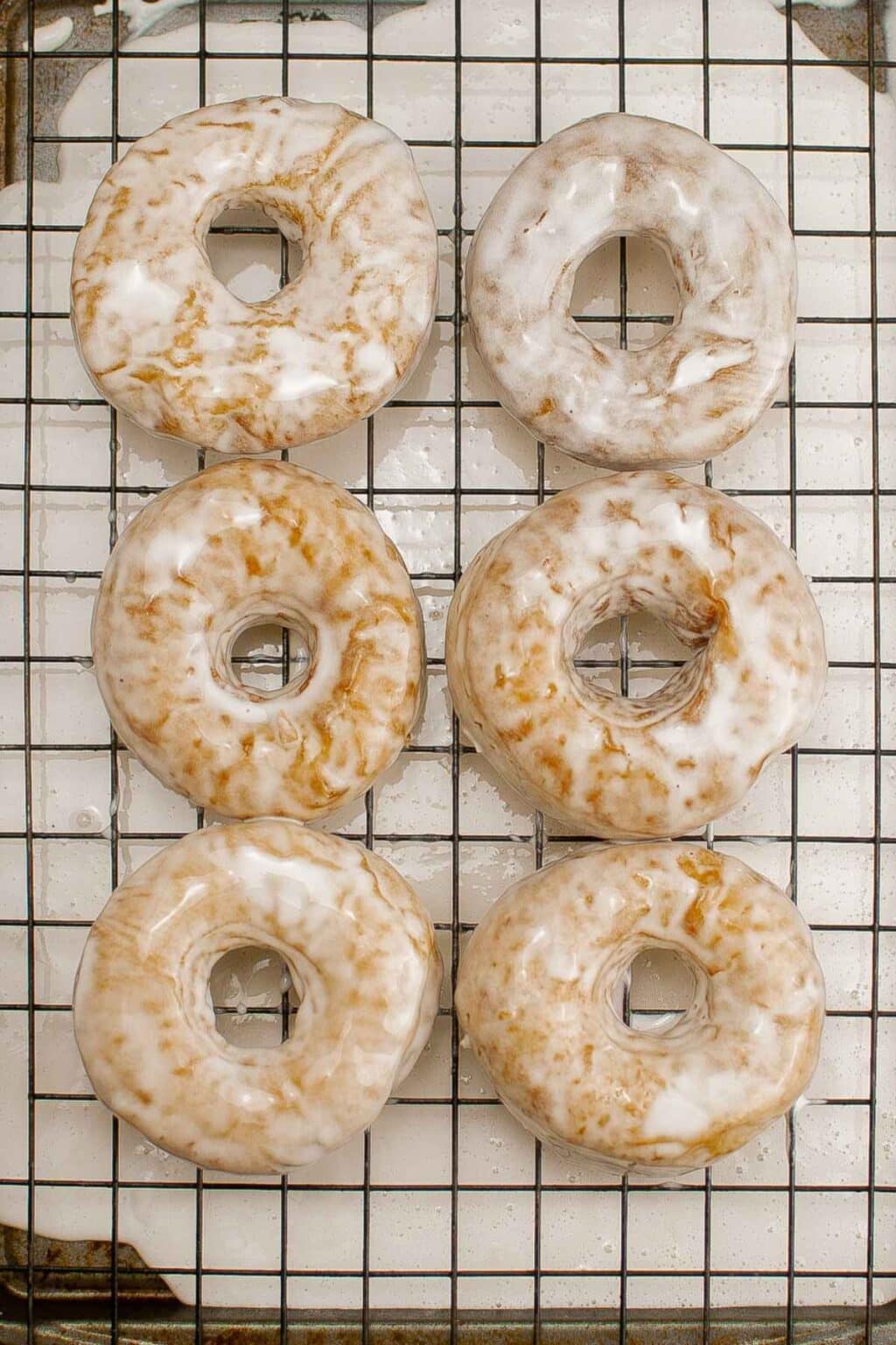 Sourdough Doughnuts with Vanilla Glaze - Grumpy's Honeybunch