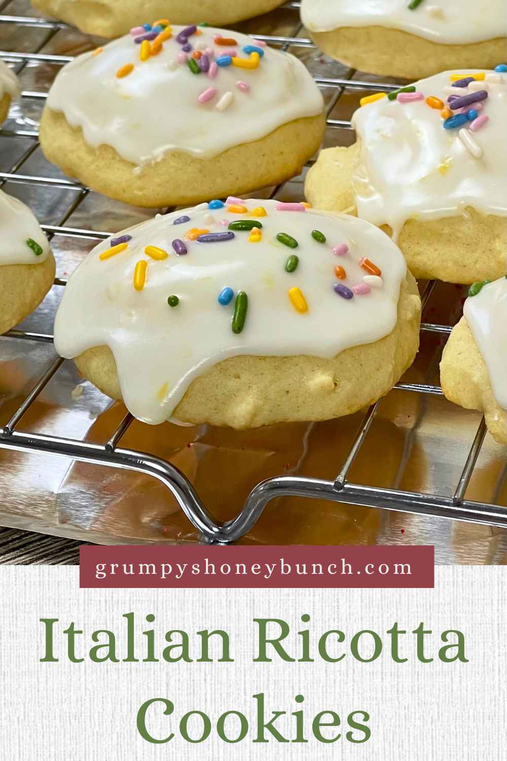 Italian Ricotta Cookies - Grumpy's Honeybunch