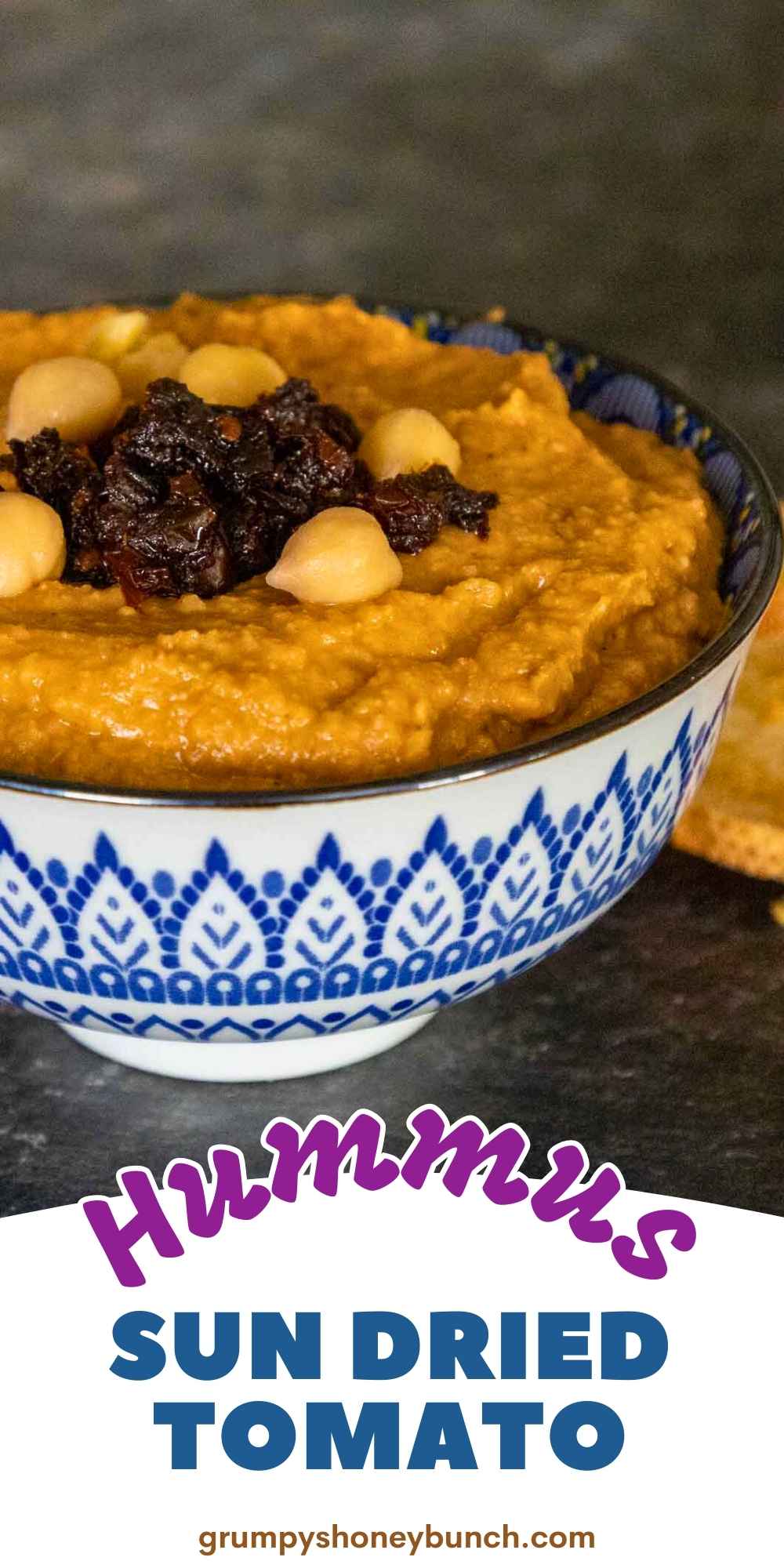 Sun Dried Tomato Hummus - Grumpy's Honeybunch