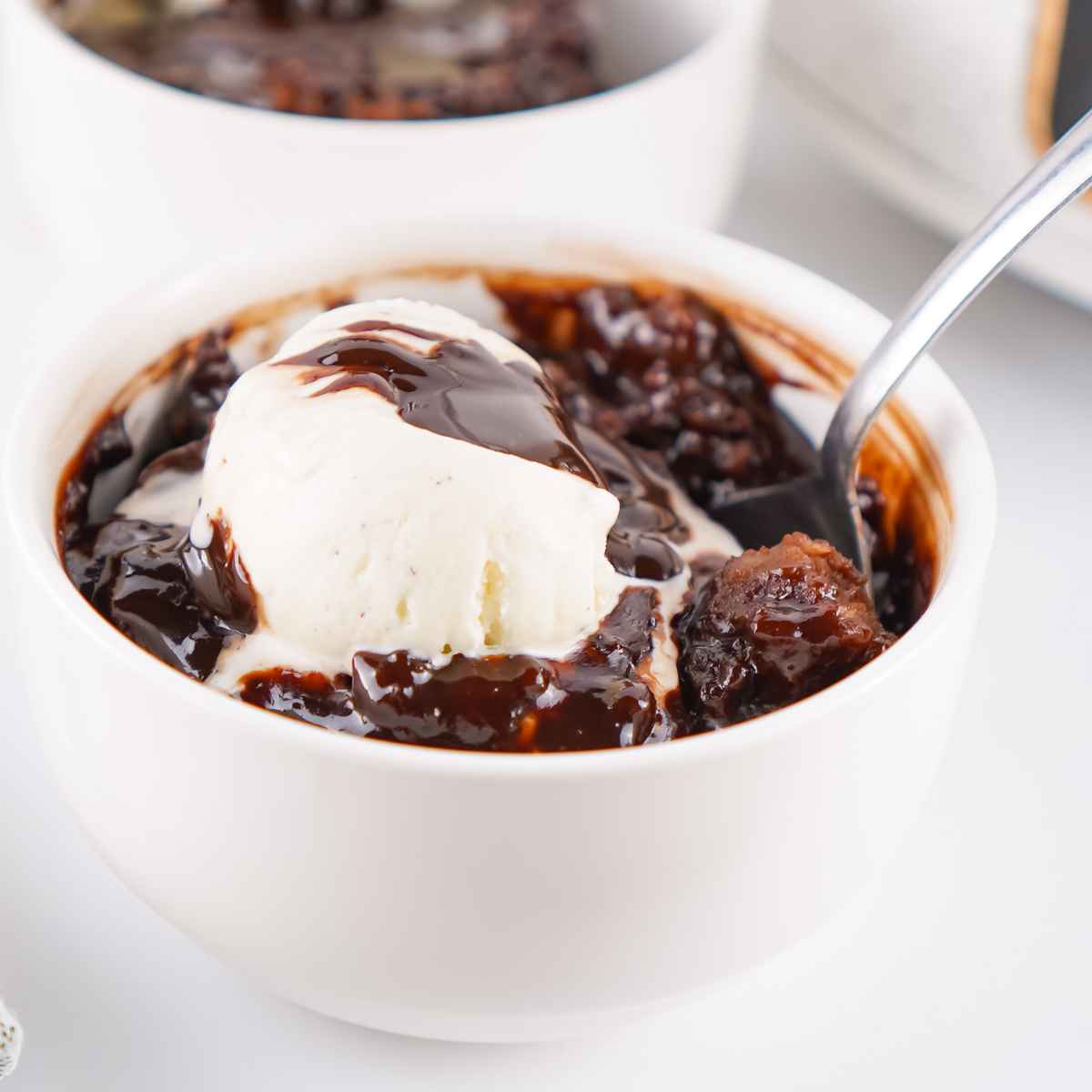 Easy Crockpot Chocolate Cobbler - Grumpy's Honeybunch